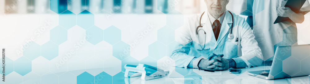 Medical staff working in the office at the hospital Stock Photo | Adobe ...