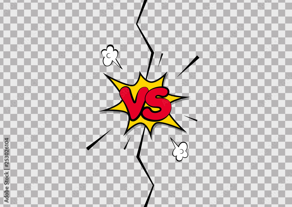 Fight backgrounds comics style design. Pop art texture.Transparent ...