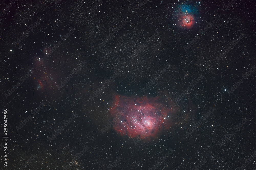 Lagoon Trifid Nebula