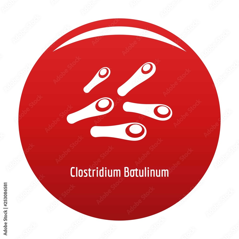 Clostridium botulinum icon. Simple illustration of clostridium ...