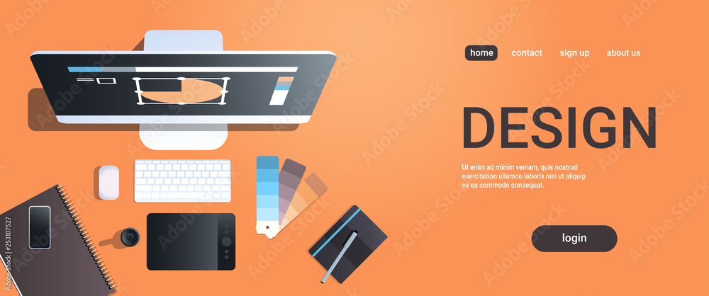 Graphic Designer Office Space