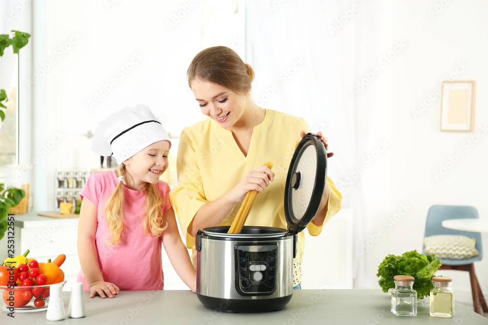 Mother Cooking Rice