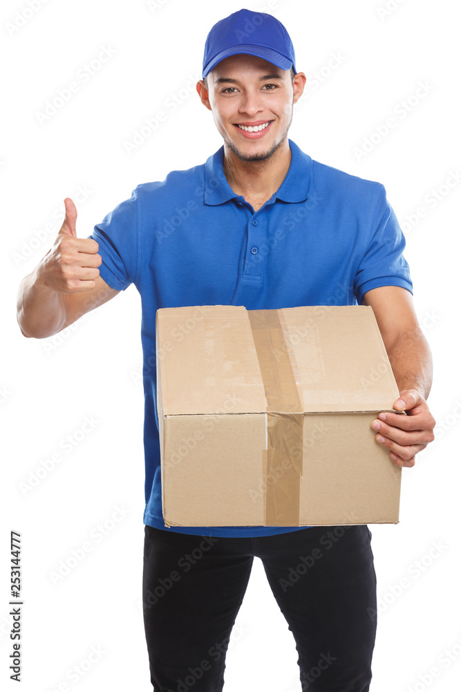 Paket Versand Postbote Post Lieferung liefern Paketzusteller ...