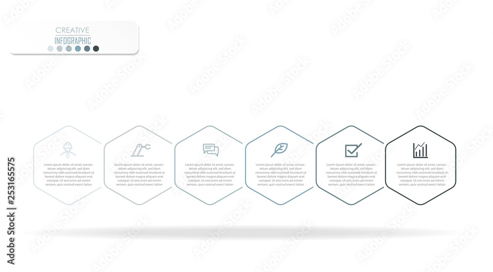 Infographic Diagram design with step process flowchart for Business and ...