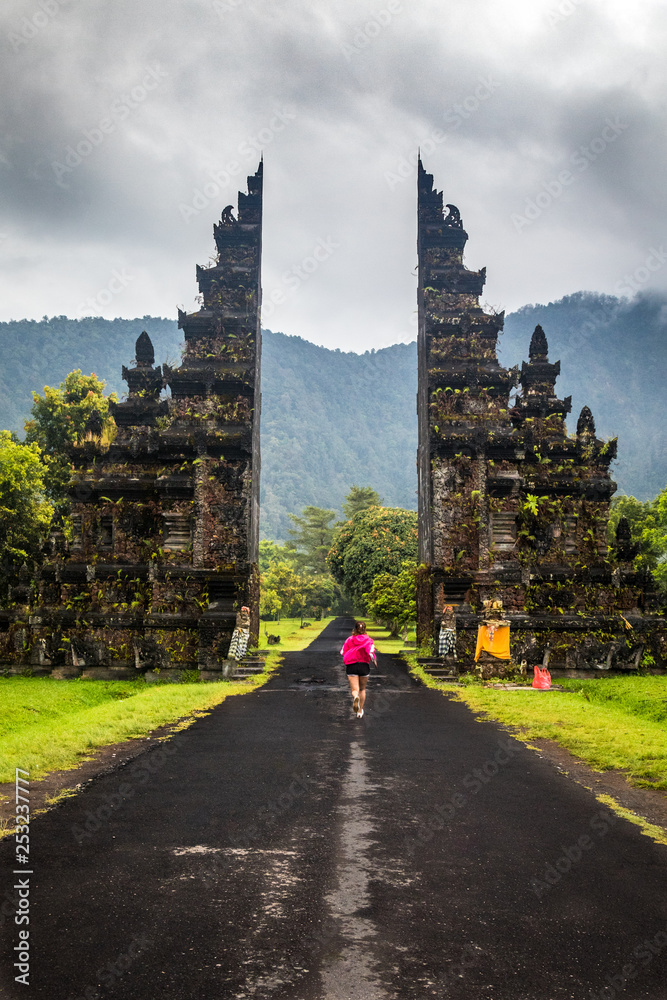 You can play Temple run in real life at this amazing huge gate in Bali ...