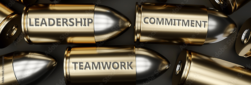 Business leadership, commitment, teamwork, the importance of a ...
