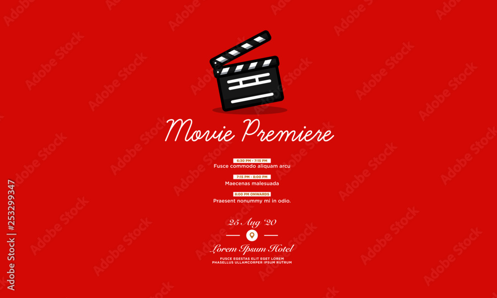 Movie Premiere Invitation