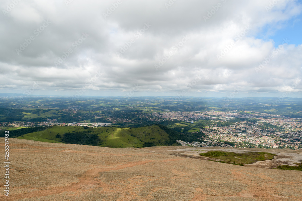 The Rocky landscape of Pedra Grande, a huge mountain in Atibaia, Sao ...