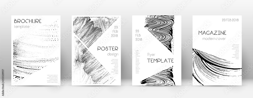 Cover page design template. Triangle brochure layo Stock Vector | Adobe ...