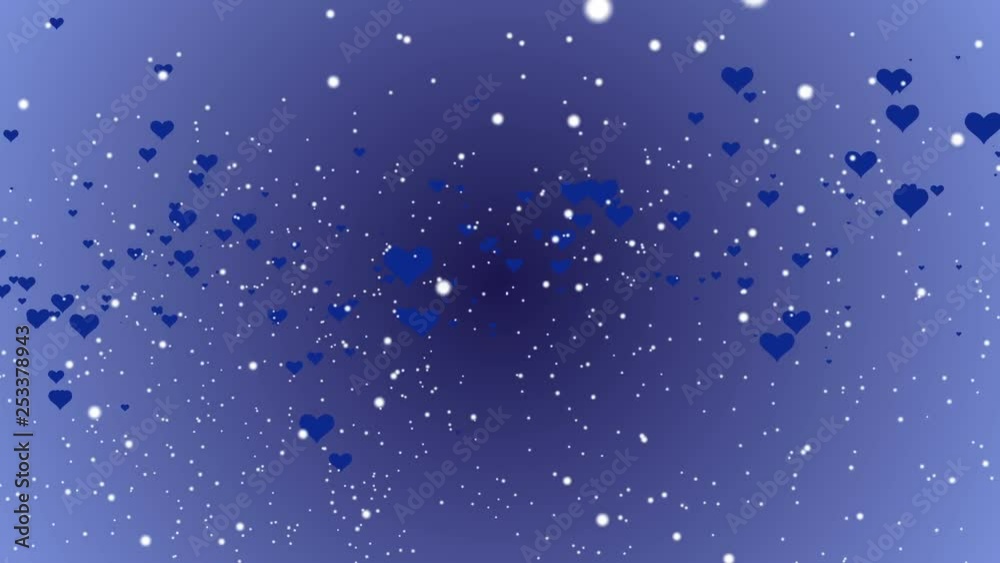 Valentines day hearts love romantic backdrop animation motion graphic ...