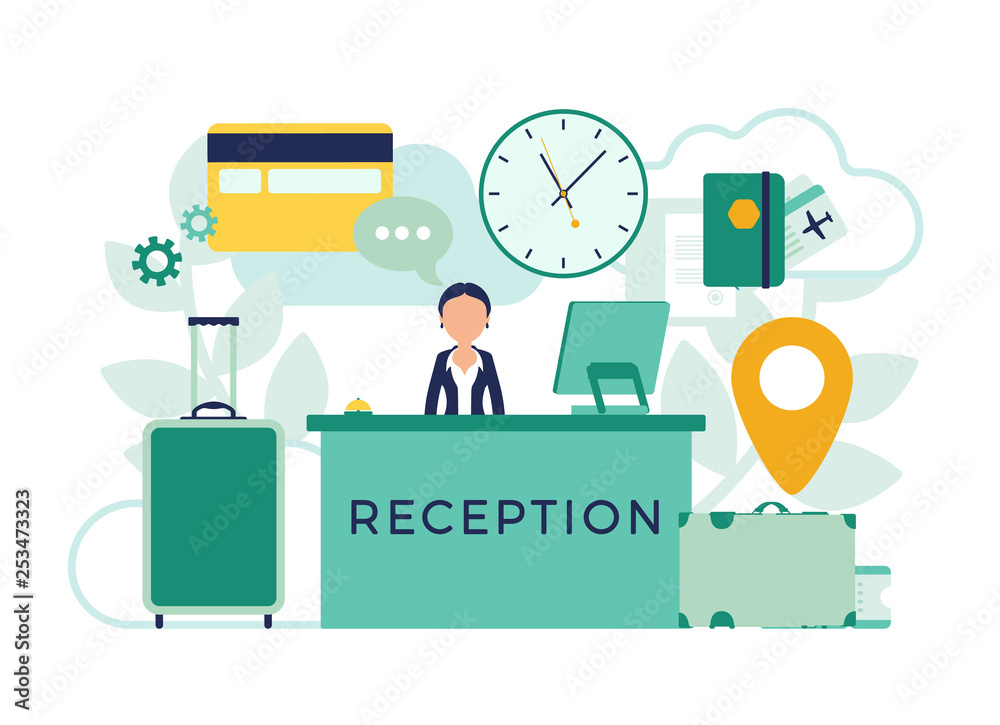 Office Receptionist Clip Art