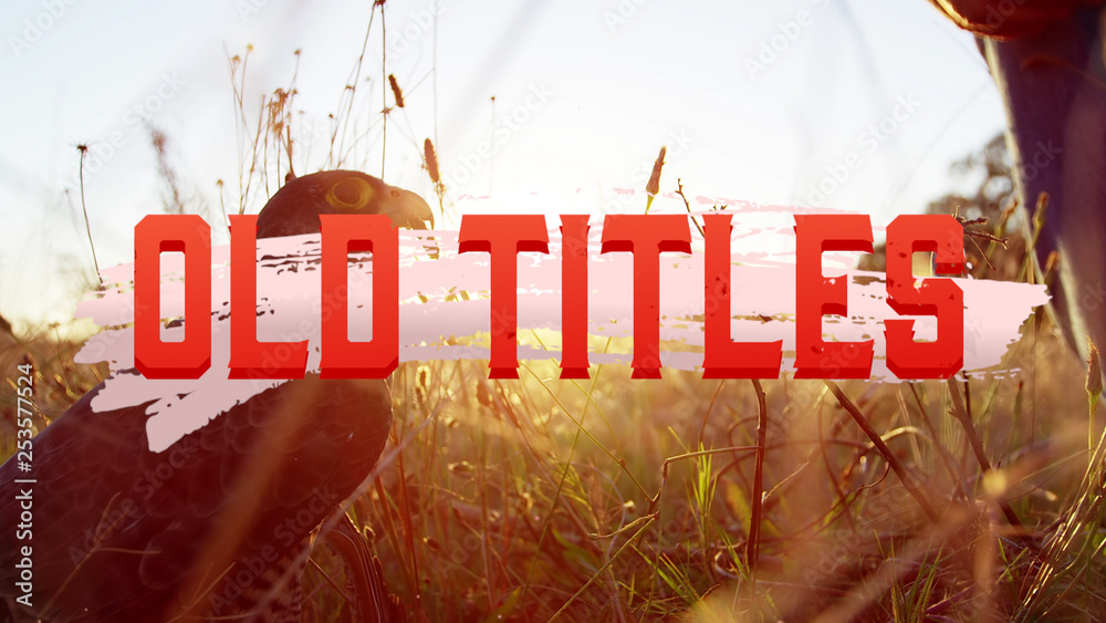 Old Titles Stock Template | Adobe Stock