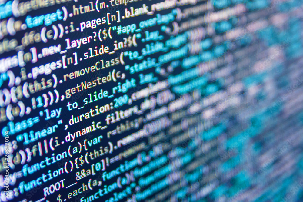 Data Optimization Running Computer Data Programming Web Development Work Concept Rnn
