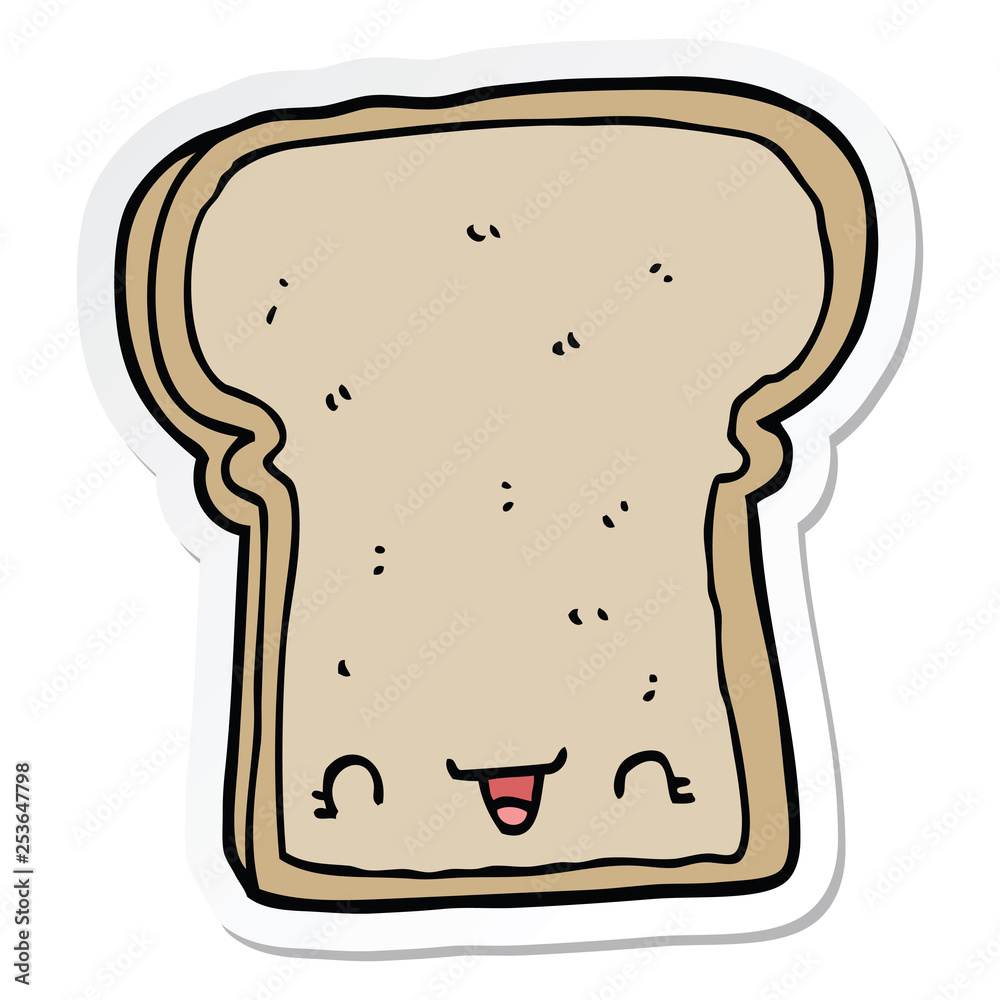 Slice Of Bread Cartoon