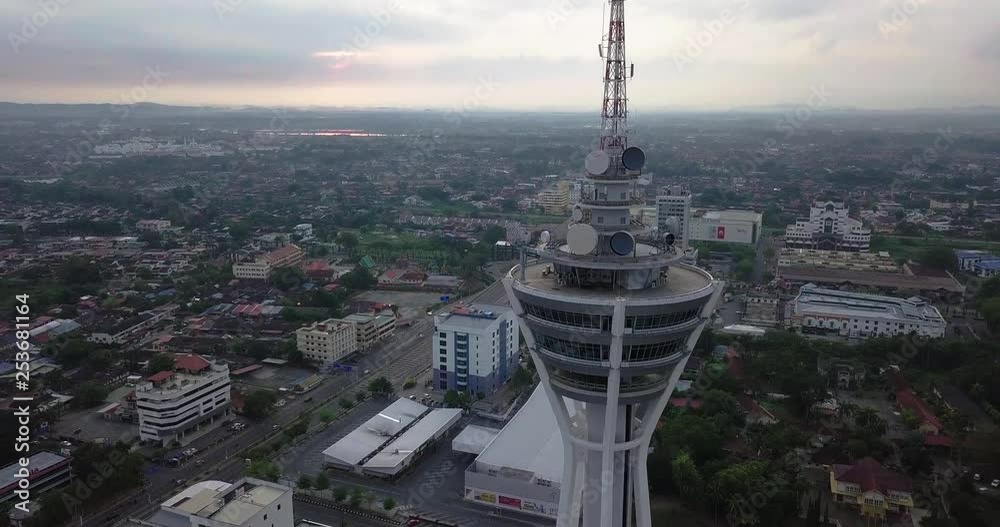 Alor Setar, Kedah, Malaysia, April 2018 : Aerial view of Alor Setar ...