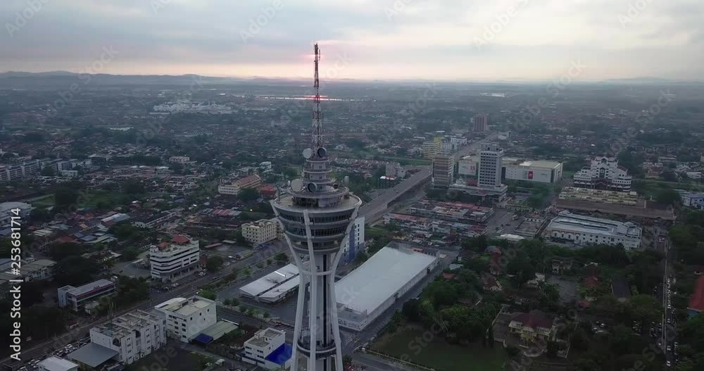 Alor Setar, Kedah, Malaysia, April 2018 : Aerial view of Alor Setar ...