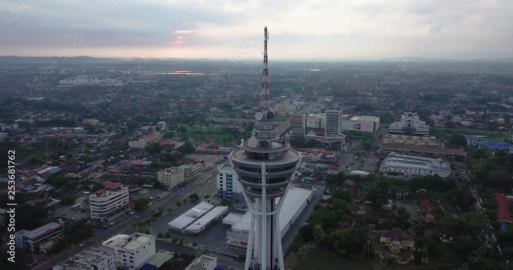 Alor Setar, Kedah, Malaysia, April 2018 : Aerial view of Alor Setar ...