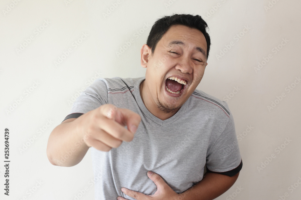 Person Laughing Really Hard