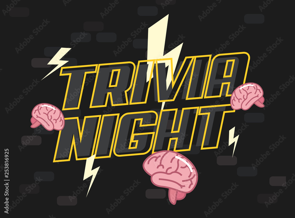 trivia night design Stock Vector | Adobe Stock