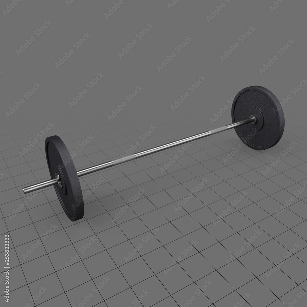 Barbell Stock 3D asset | Adobe Stock
