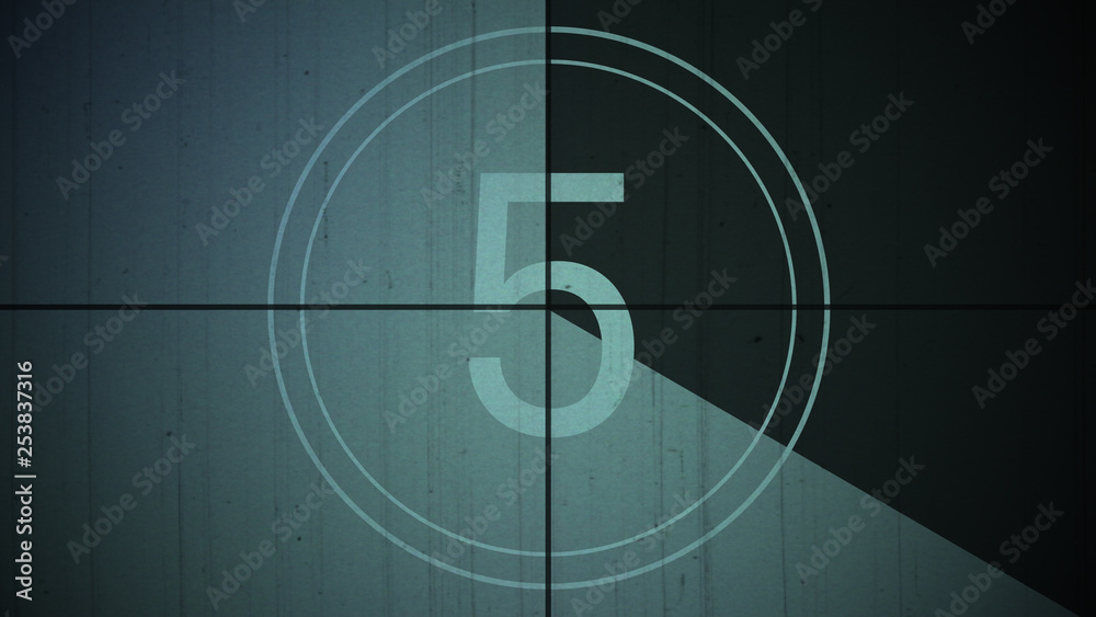 Film Vintage countdown number 5. Movie film strip with countdown number ... Film Vintage countdown number 5. Movie film strip with countdown number ...