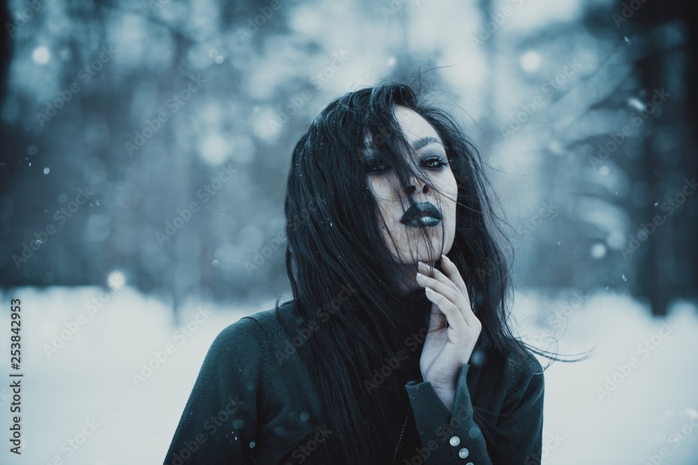 Asian gothic goth girl Stock Photo | Adobe Stock