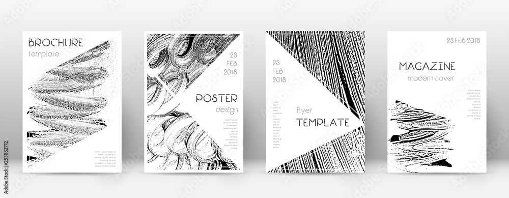 Cover page design template. Triangle brochure layo Stock Vector | Adobe ...