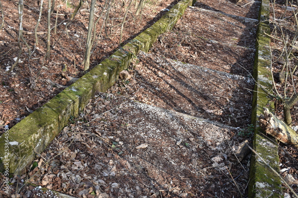 Hotel, Triest, Obelisco, Italien, geschlossen, gesperrt, verlassen ...