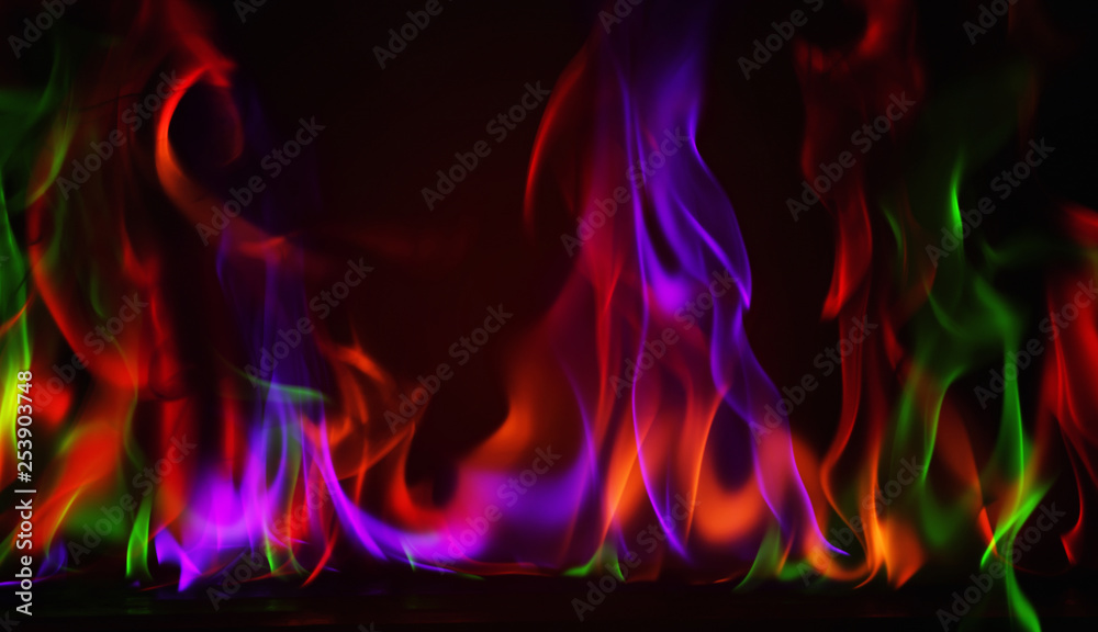 Colorful Fire Smoke