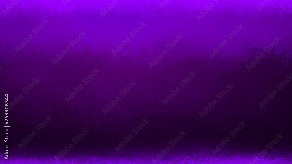 Bold purple and black background with texture. Elegant bright borders and gradient dark and ...