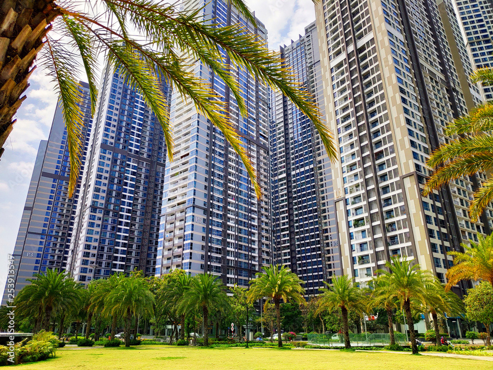 Saigon/Vietnam: March 1 2019: Landmark 81 super-tall skyscraper tallest ...