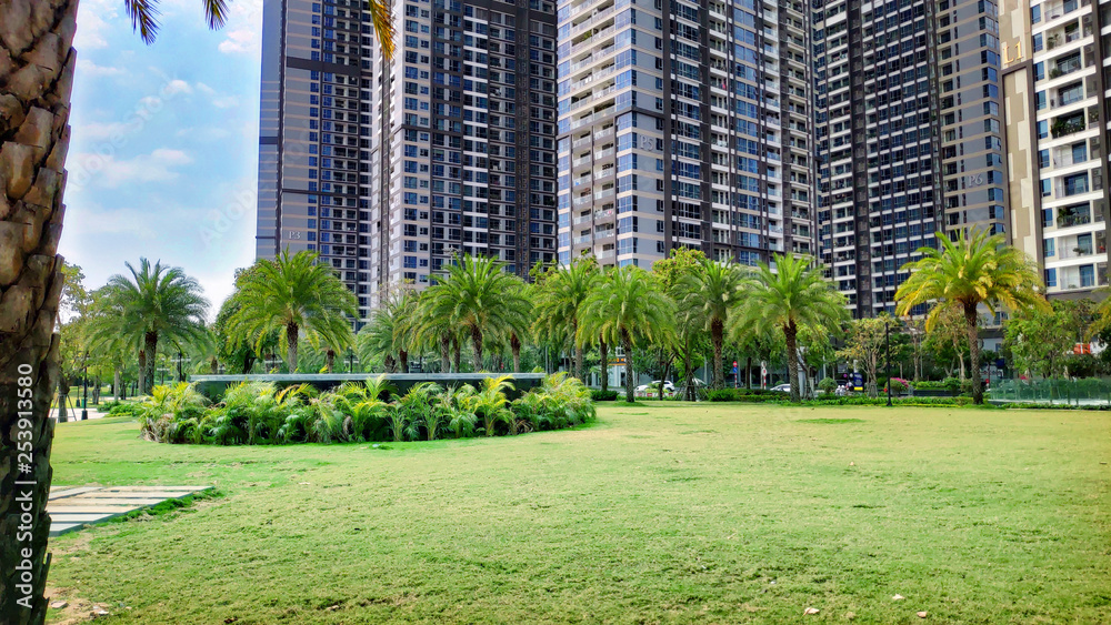 Saigon/Vietnam: March 1 2019: Landmark 81 super-tall skyscraper tallest ...