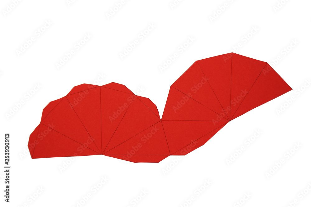 Geometry net of Hexagonal Dipyramid. 2-dimensional shape that can be ...