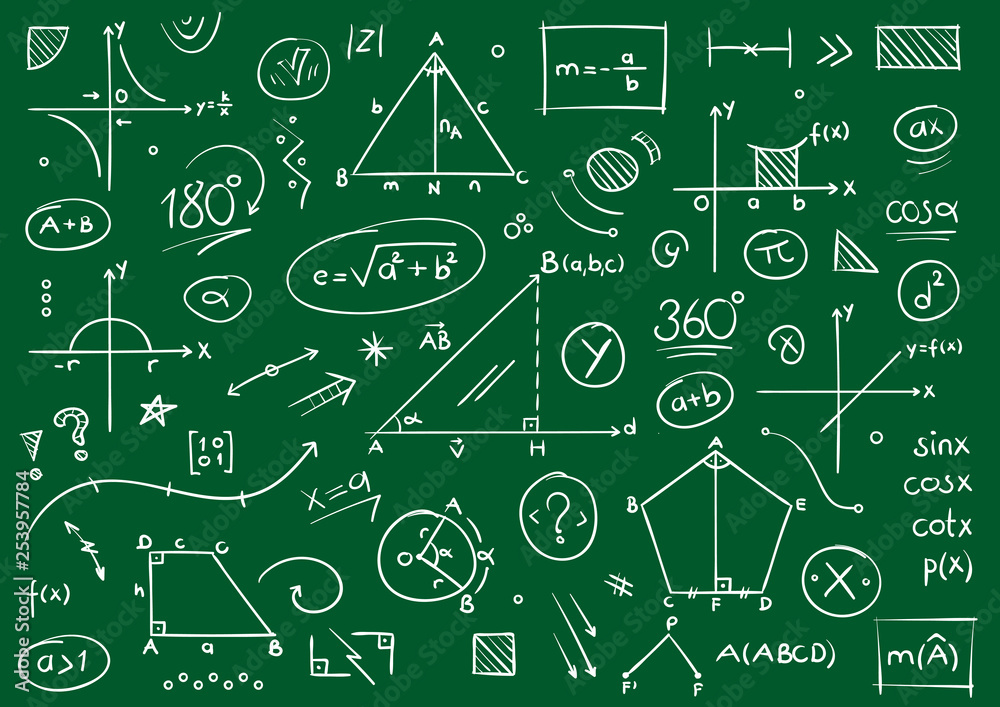 Algebra Symbols Background