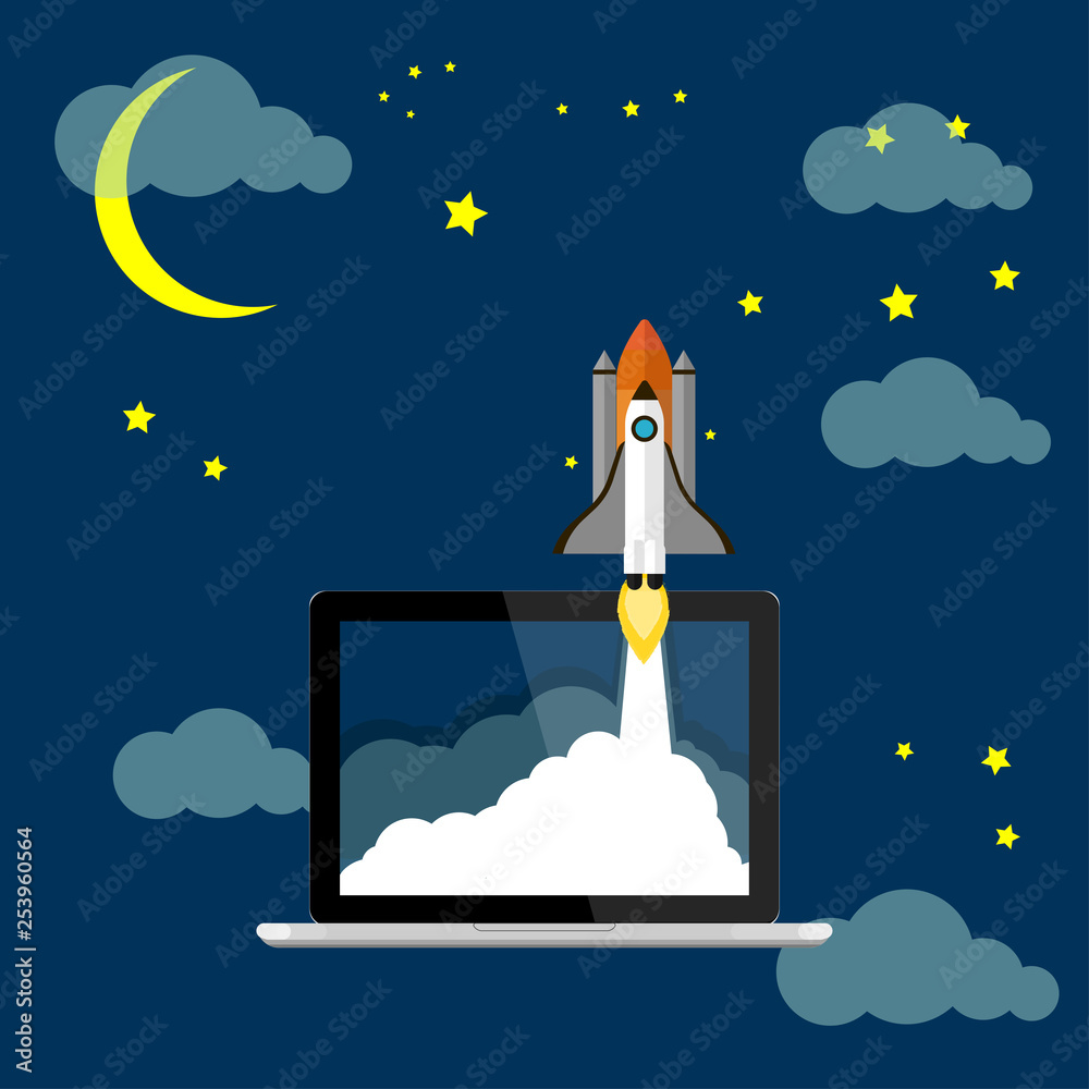 Cartoon Explorer Ships