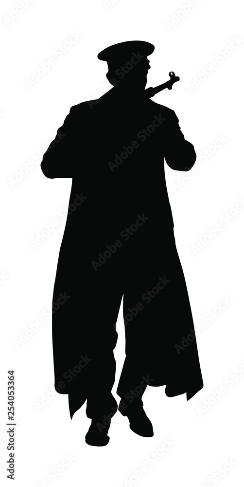 Vetor do Stock: Nazi Germany soldier with rifle vector silhouette ...