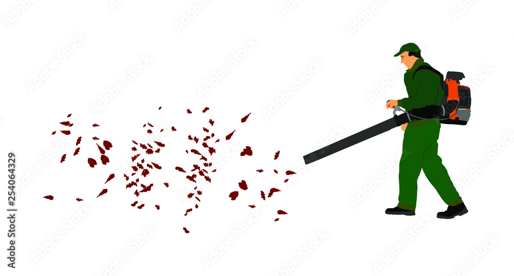 Leaf Blower Clipart