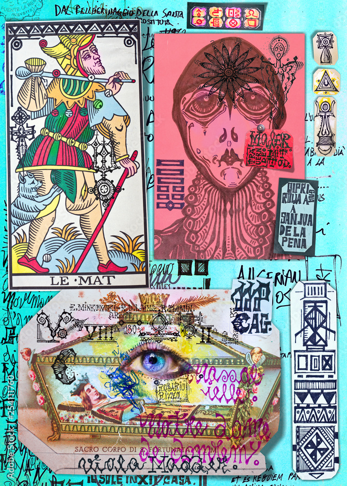 Alchemy and tarot's. Manuscripts, sketches, graffiti and alchemical ...