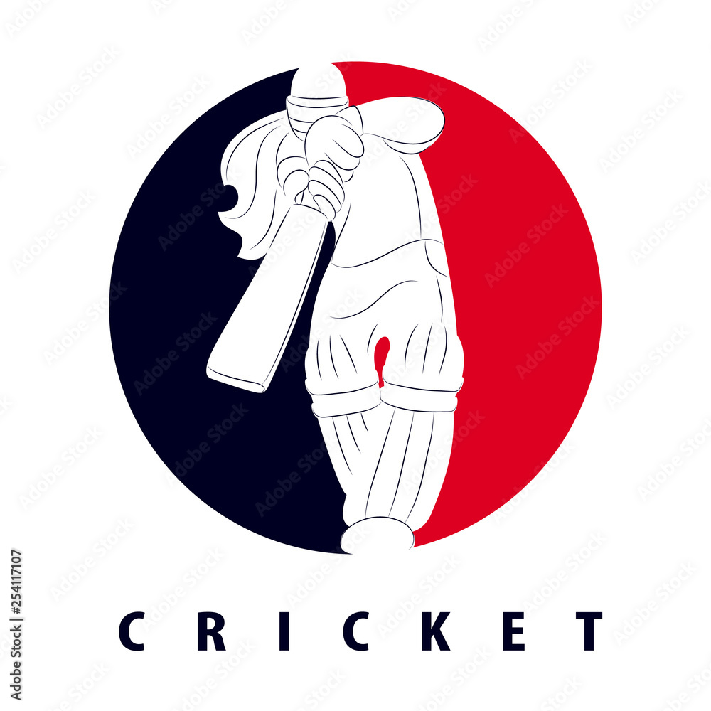 Cricket women logo Stock Vector | Adobe Stock