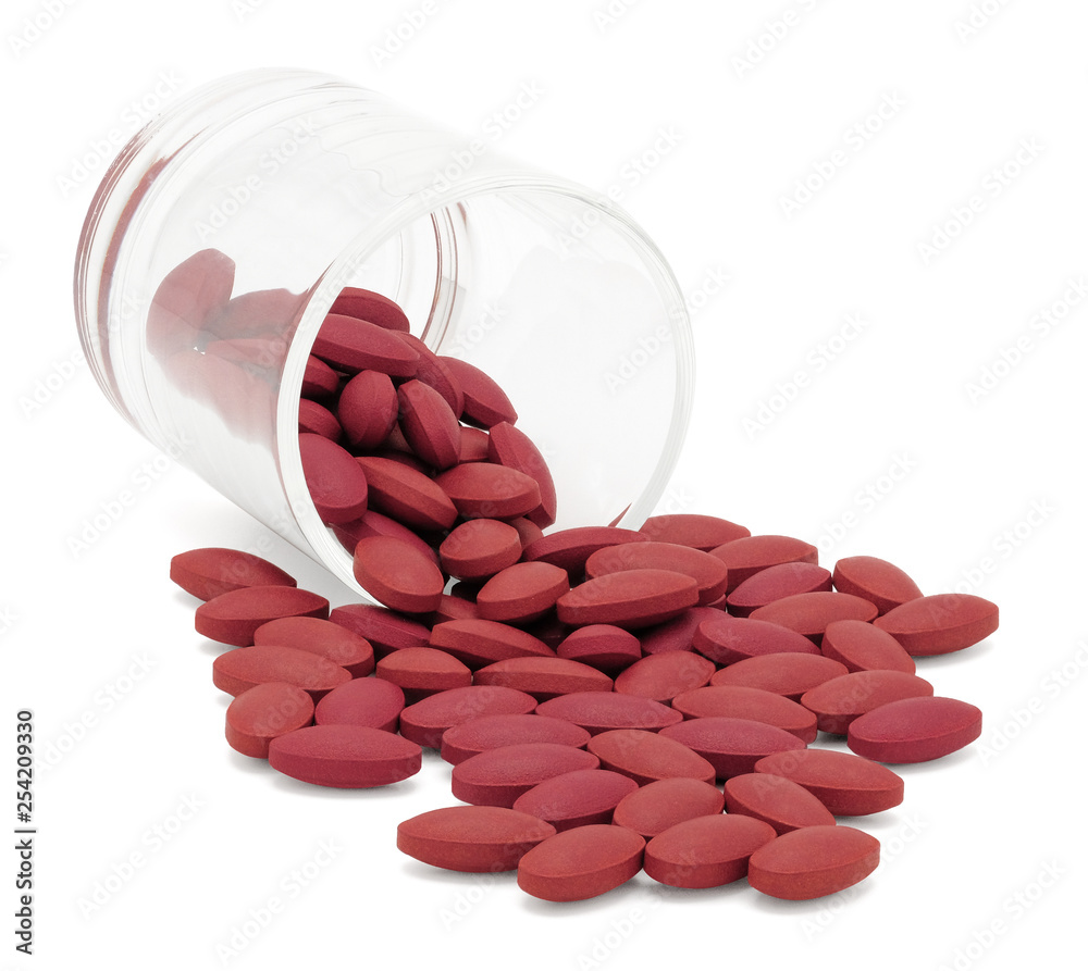 Ferrous Fumarate pharmaceutical medicine pills, for treat iron ...