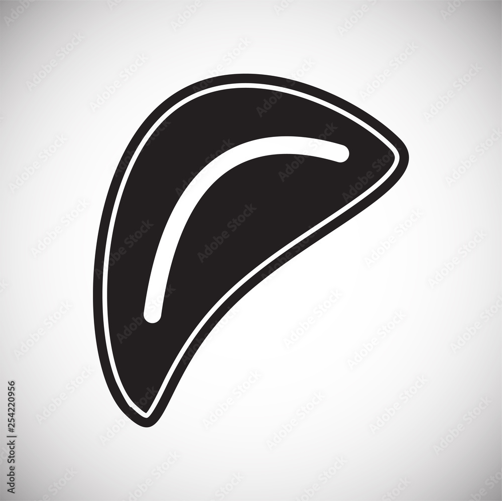 Sea Shell icon on white background for graphic and web design. Simple ...