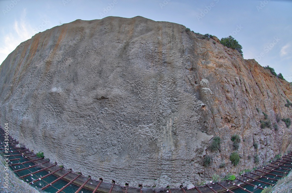Reinforcement of slope method, to ensure the stability and safety of ...