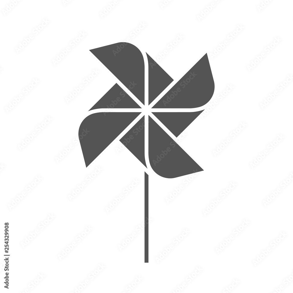 The pinwheel logo Stock Vector | Adobe Stock