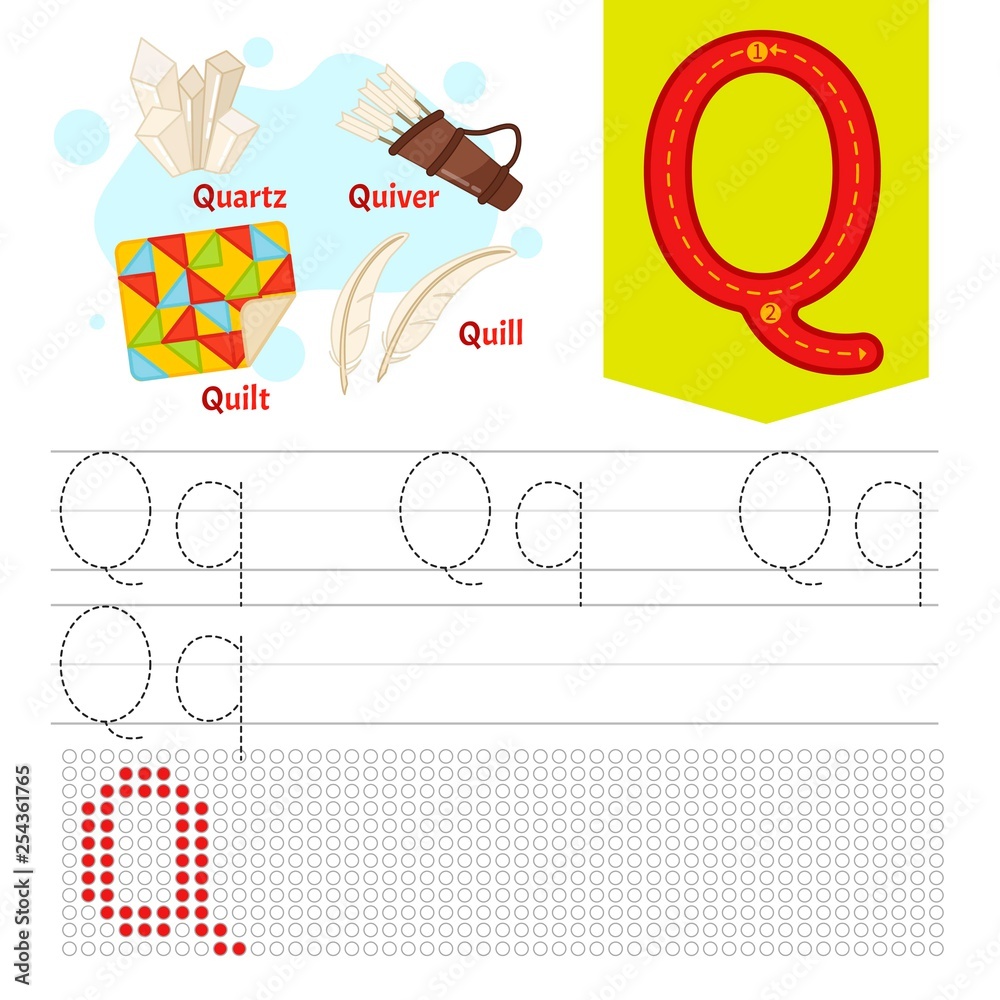 Handwriting practice sheet. Basic writing. Educational game for ...