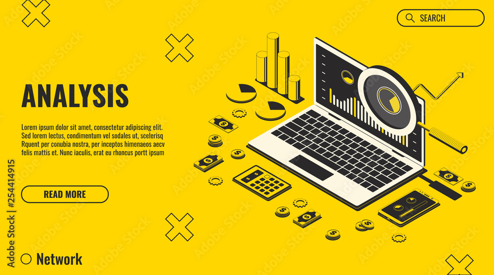 Data Analysis concept, financial analysis, business strategy, audit ...