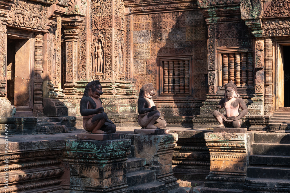 Palaces and temples of ancient Angkor Stock Photo | Adobe Stock