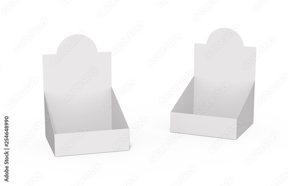 POS POI Cardboard Blank Empty Display Show Box Holder For Advertising ...