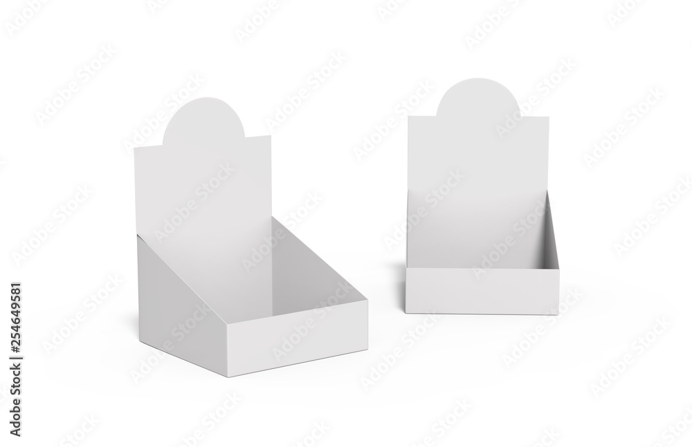 POS POI Cardboard Blank Empty Display Show Box Holder For Advertising ...