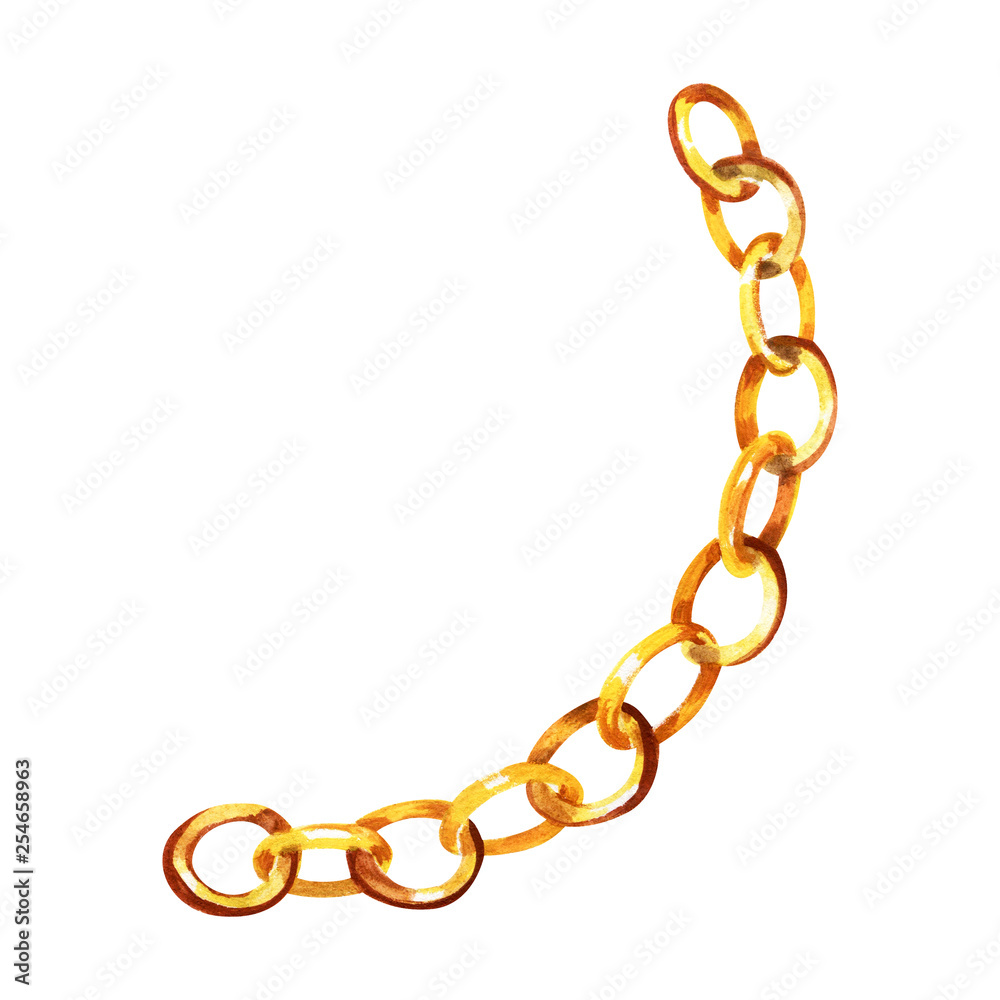 Gold Chain Sketch