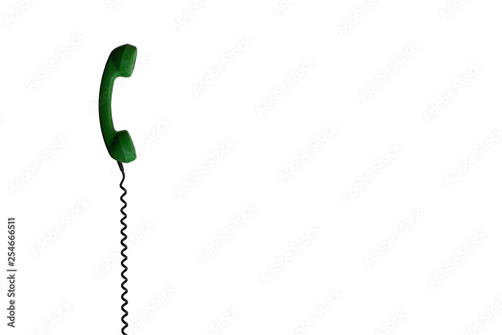 Green Phone Receiver